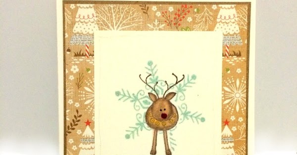 Stamping Rules!: Day 299: Freshly Made Reindeer Holiday Card Stamping Rules!: Day 299: Freshly Made Reindeer Holiday Card