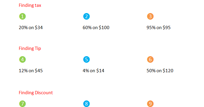 Bro and Sis Math Club: Using Percents in Tax, Tip, and Discount