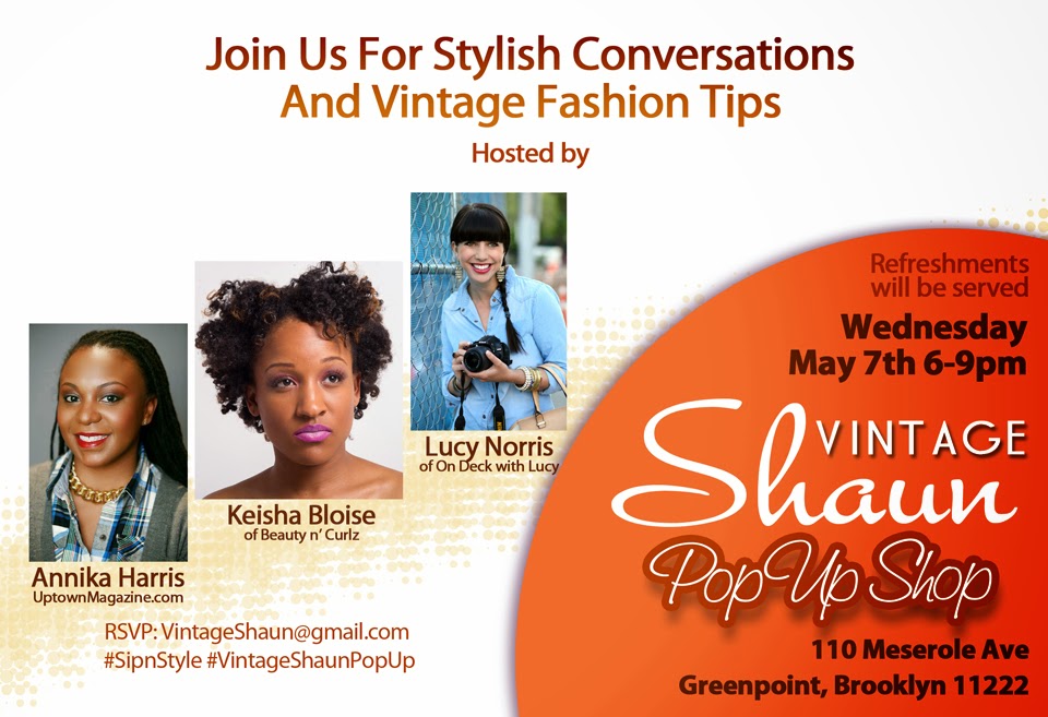 Vintage Shaun: Sip n' Style with Keisha Bloise of Beauty n' Curlz