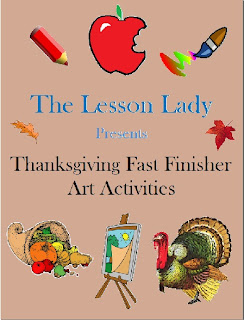 One Less Headache: Thanksgiving Fast Finisher Art Freebie!