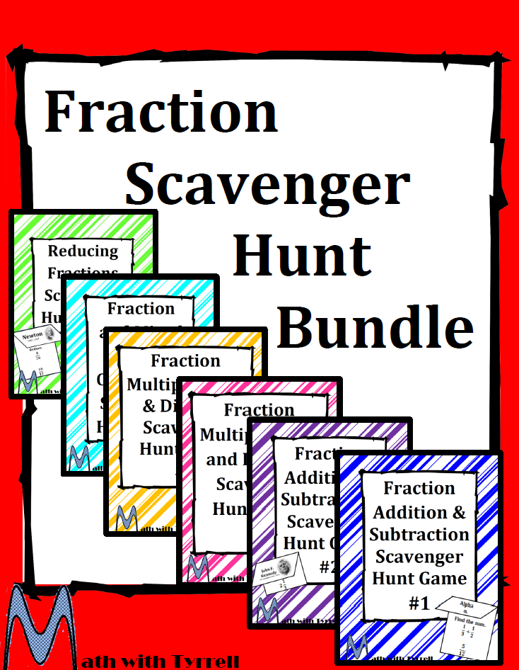 The Best of Teacher Entrepreneurs: Math Lesson – “Fractions Scavenger ...