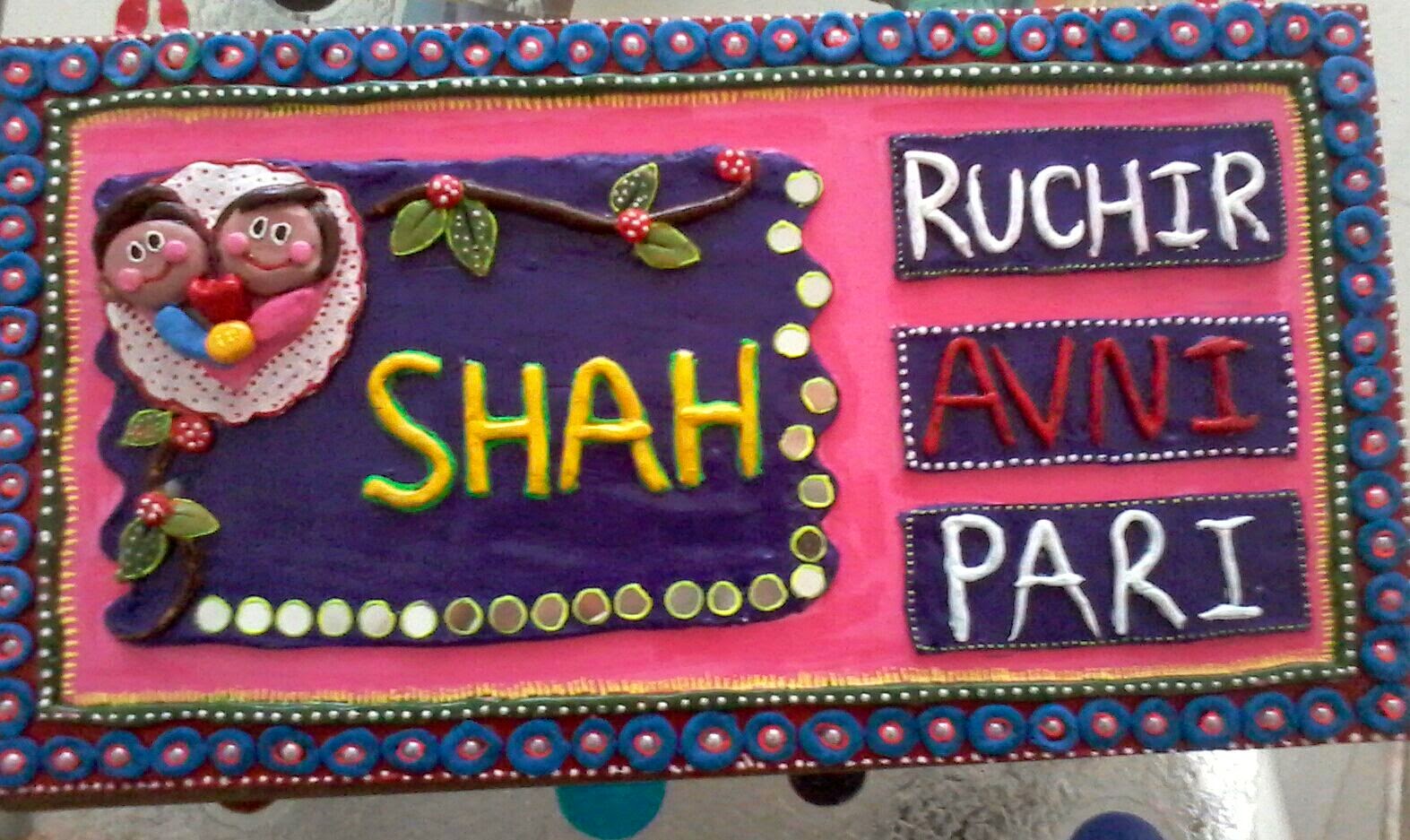 Crafts And Creatives handmade Name Plate crafts-and-creatives-handmade-name-plate