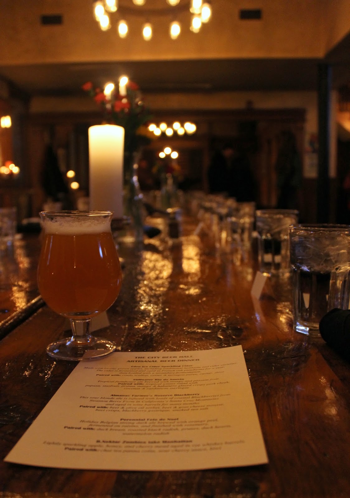 The Simple Treat THE CITY BEER HALL S ARTISINAL BEER DINNER the-simple-treat-the-city-beer-hall-s-artisinal-beer-dinner