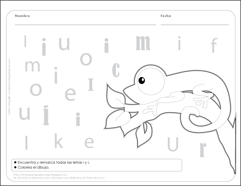 Fichas para preescolar: La princesa iguana, una historia para trabajar ...