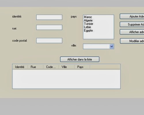 Utiliser les objets via les interfaces (Utiliser la listView) ~ Cour2