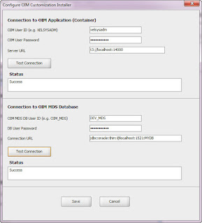 IAM IDM: OIM 11g R2 Customization Extension Installer for JDeveloper