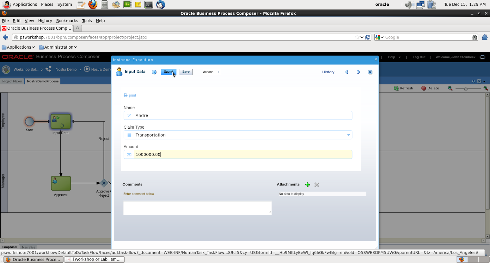 Nostra Technology: Oracle BPM Composer 12c - Create Process, Simulation, Deployment Part 2