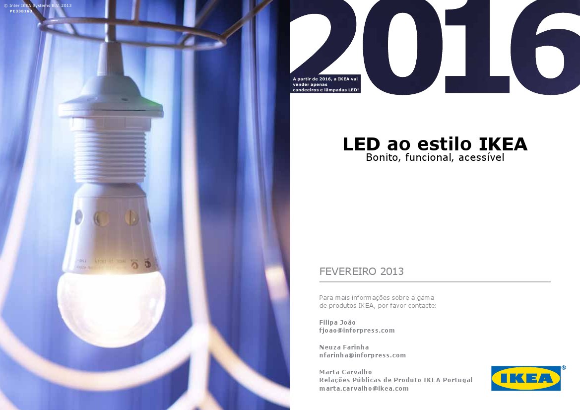 A Minha Alegre Casinha: IKEA Aposta nos LEDs como Futuro da Iluminação A Minha Alegre Casinha: IKEA Aposta nos LEDs como Futuro da Iluminação