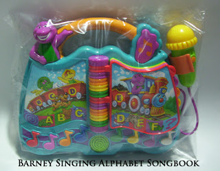 www.bebekidsworld.com: Barney Singing Alphabet Songbook ( karaoke Barney )