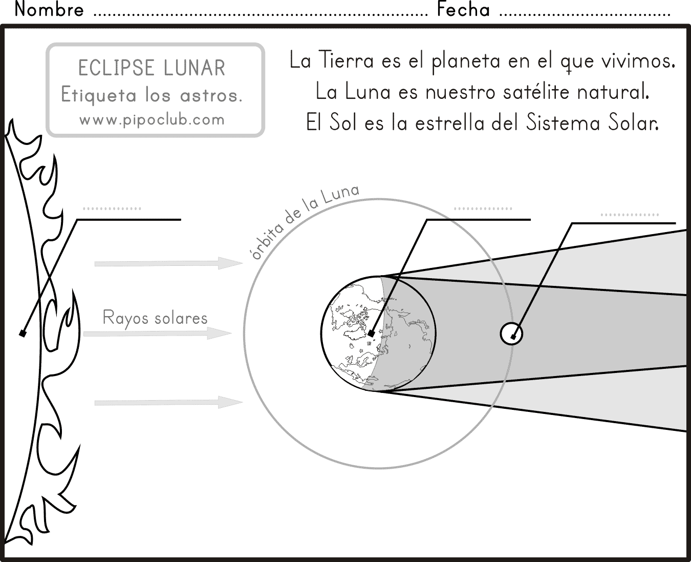 JUEGOS EDUCATIVOS PIPO: ECLIPSES DE LUNA