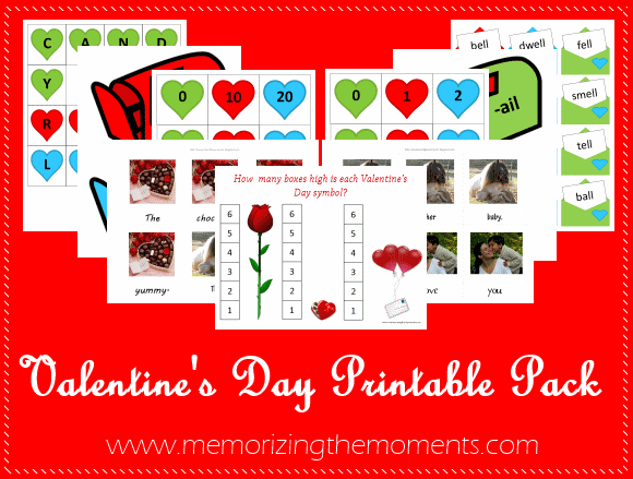 Memorizing the Moments: Valentine's Printable Pack