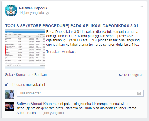 Tools SP (STORE PROCEDURE) Pada Aplikasi Dapodikdas 3.0.1 | INFORMASI PENDIDIKAN