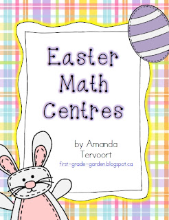 First Grade Garden: Easter Math Centres {New}