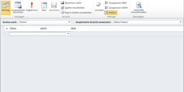 Microsoft CRM 2011: Fetch XML through Advanced Find