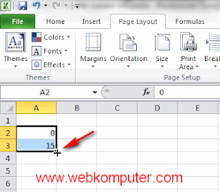 Cara membuat autonumber di excel 2010 (auto fill number) ~ IT