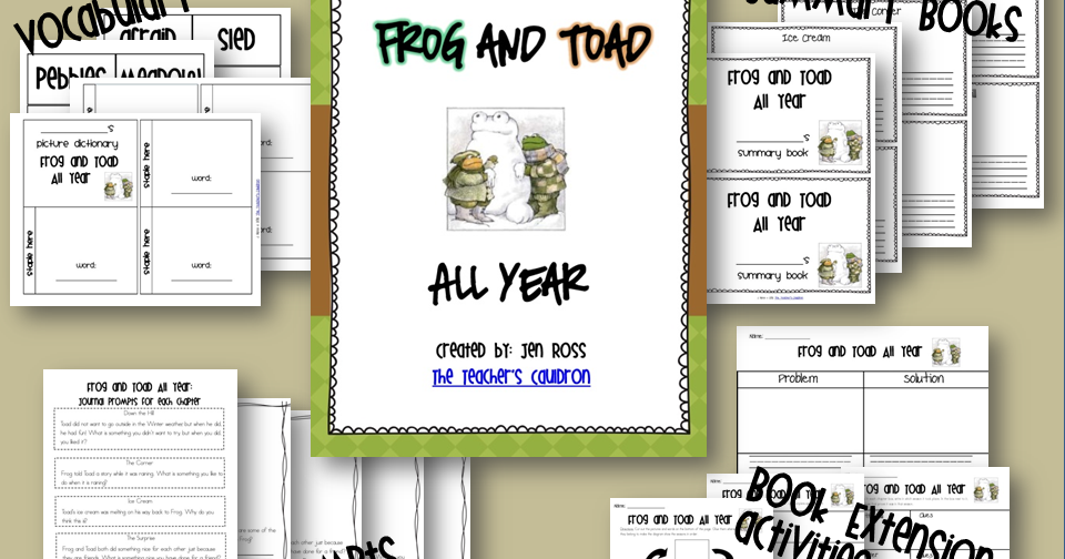 Frog and Toad all around! - Teacher by the Beach