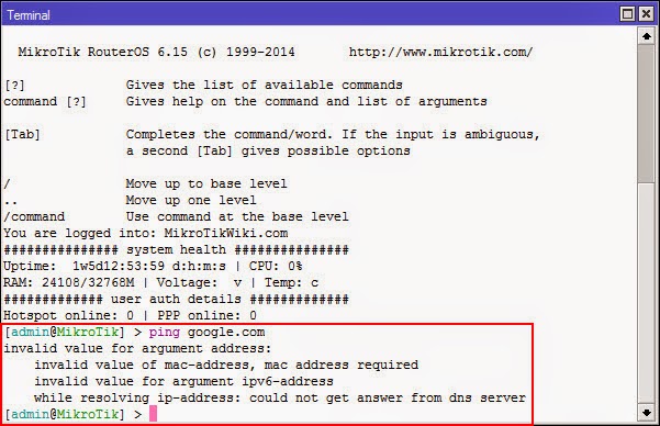 Mengatasi Ping Mikrotik : Invalid value for argument address - Kumpulan ... Mengatasi Ping Mikrotik : Invalid value for argument address - Kumpulan ...