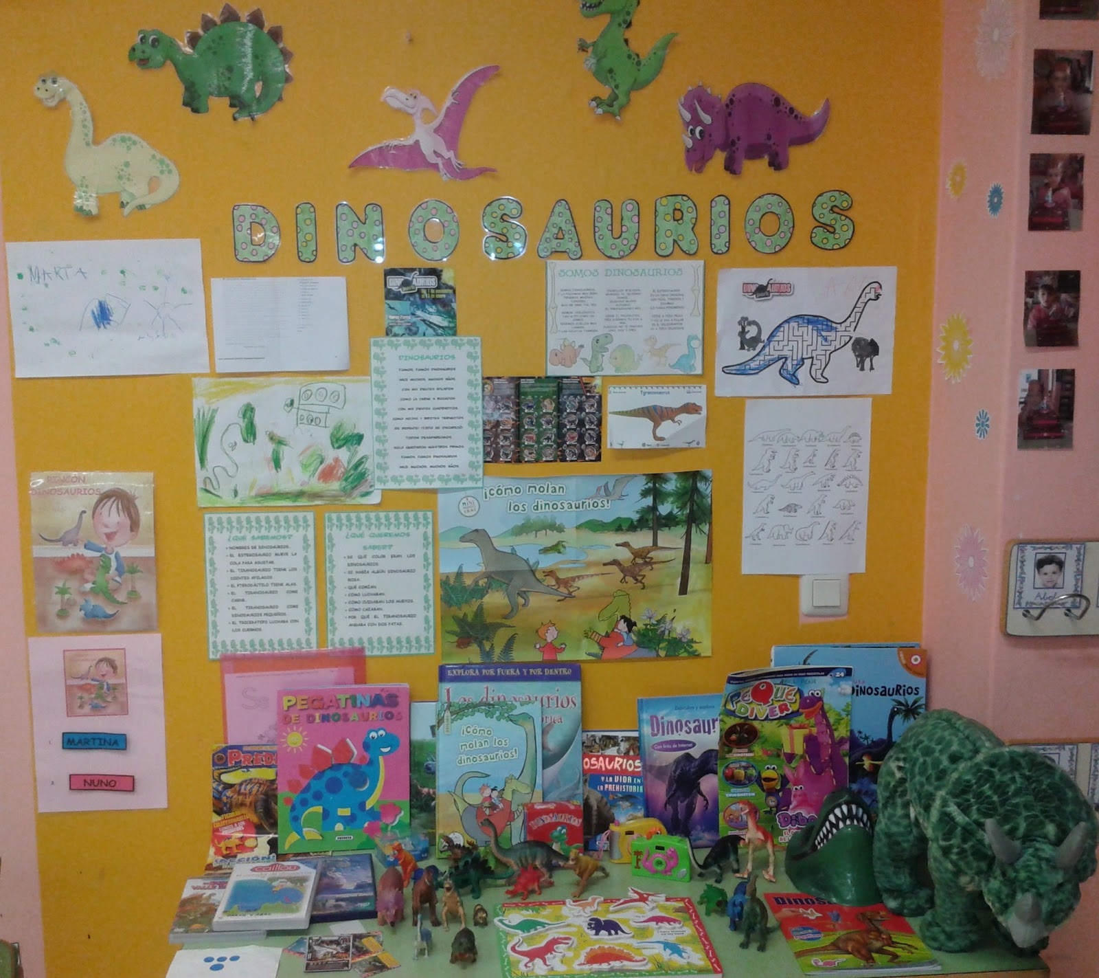 Cole de colores: RINCÓN PROYECTO "DINOSAURIOS"