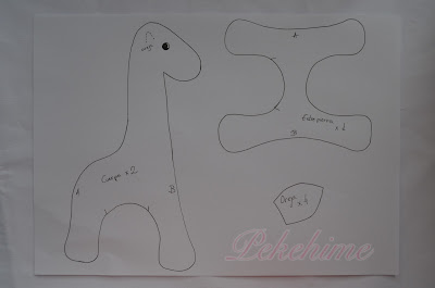 Jirafas fieltro patrones - Imagui