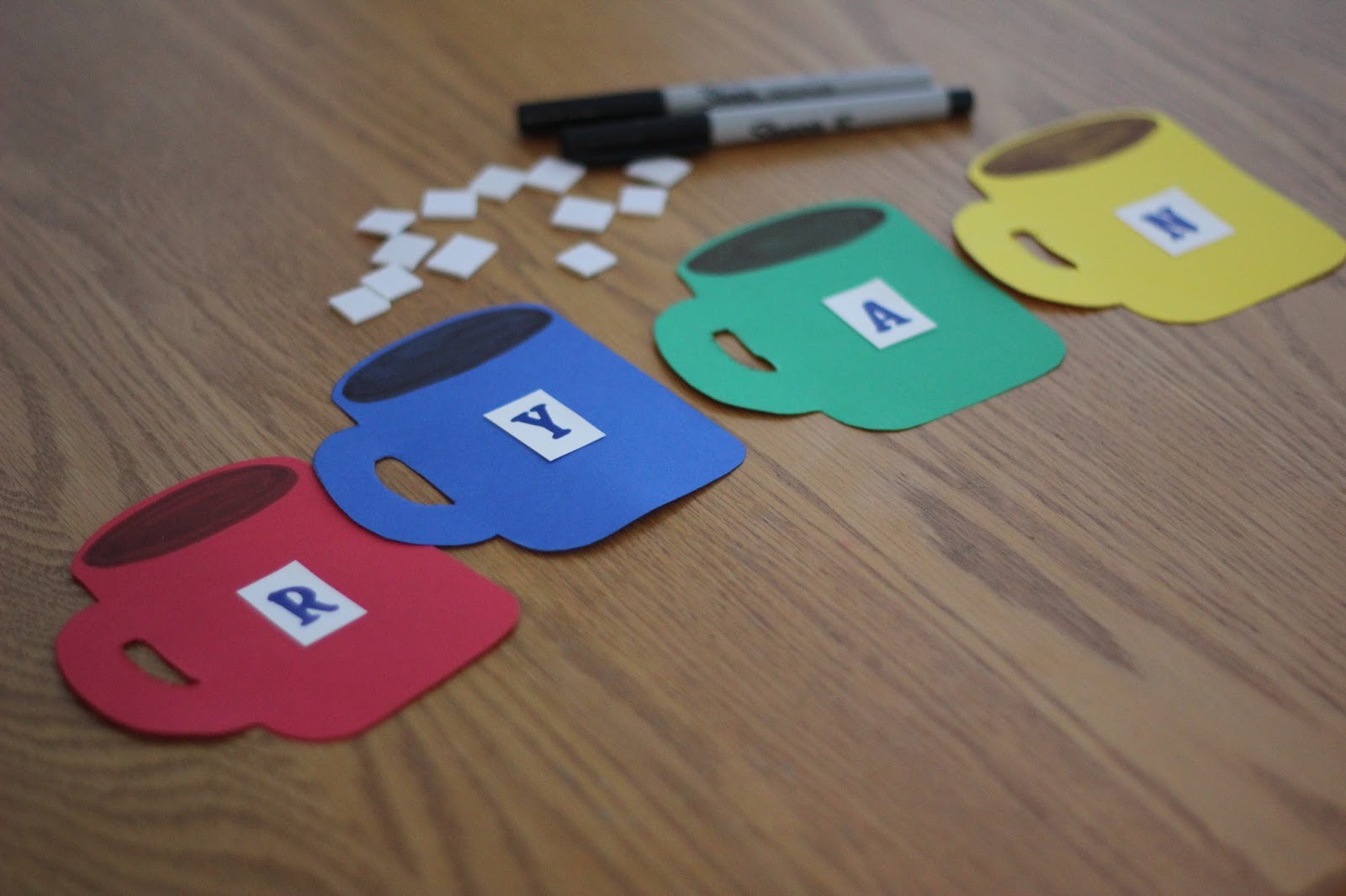 Hot Chocolate Alphabet Matching Game | Toddler Approved! | Bloglovin’