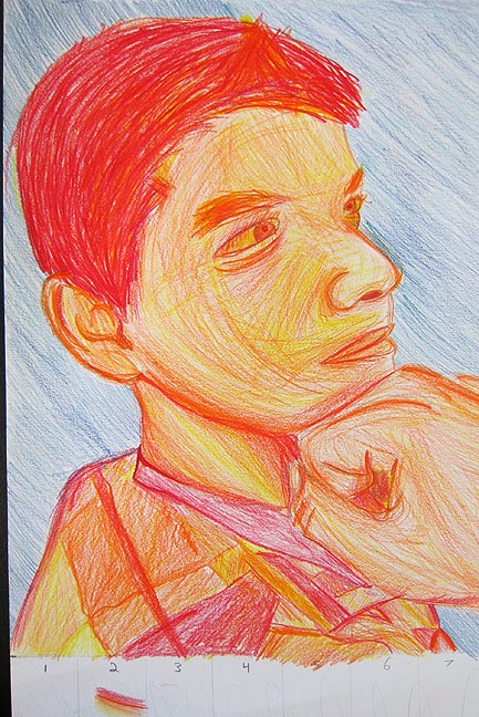 Mr. Bob's Middle & High School Art Room: Color Pencil self-portraits ...