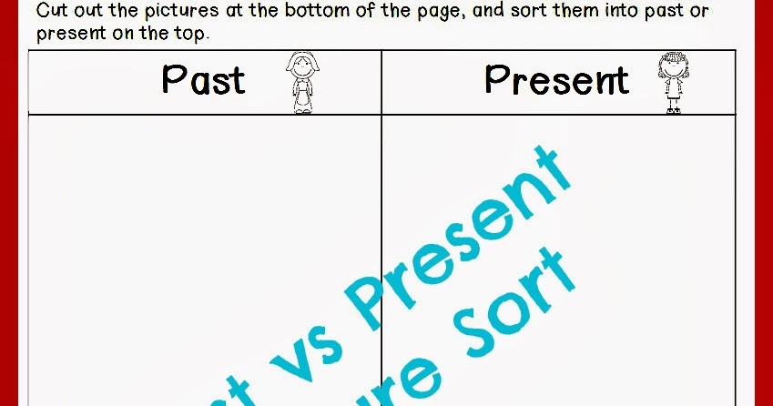 Past vs. Present Freebie - Mrs. B's Beehive