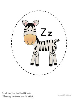 Sweet Tea Classroom: A to Z Alphabet Stick Puppets