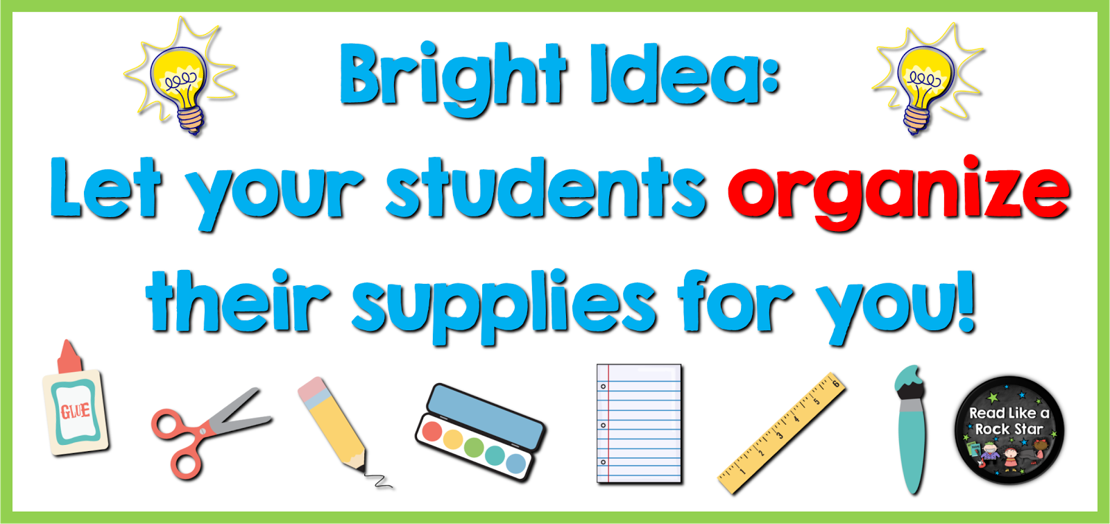 Let Your Students Sort Supplies for You!!! FREE Labels Included - Naomi ...