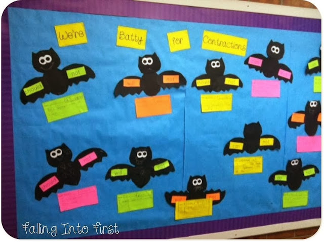 Batty for Contractions & Halloween Week | Falling into First