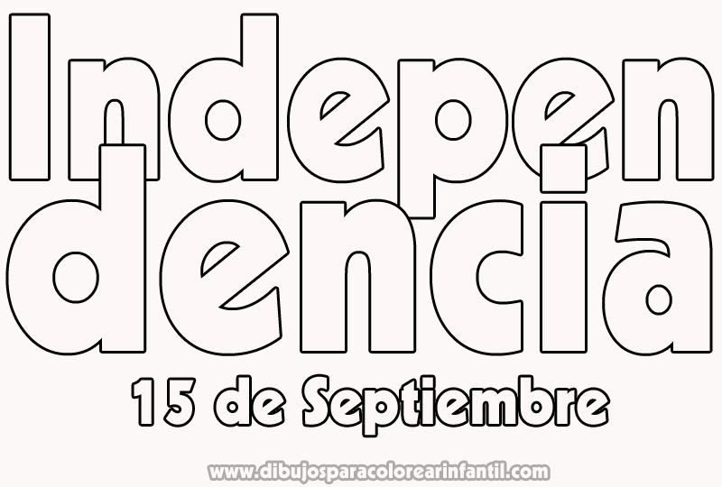 Septiembre para colorear - Imagui