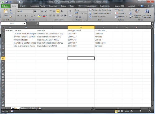 Variable Data Printing: Tutorial Dados Variáveis InDesign
