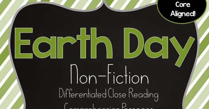 The Best of Teacher Entrepreneurs: Earth Day Reading Comprehension Task ...