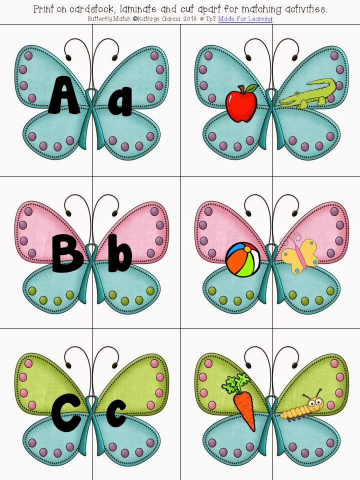 The Best of Teacher Entrepreneurs: Language Arts Lesson - "Butterfly Match"