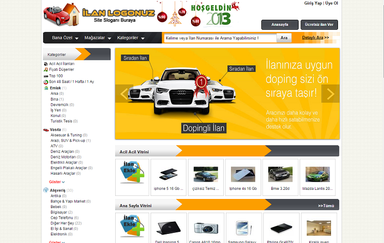 Premium Seri İlan Scripti ÜCRETSİZ - Script Hocasi