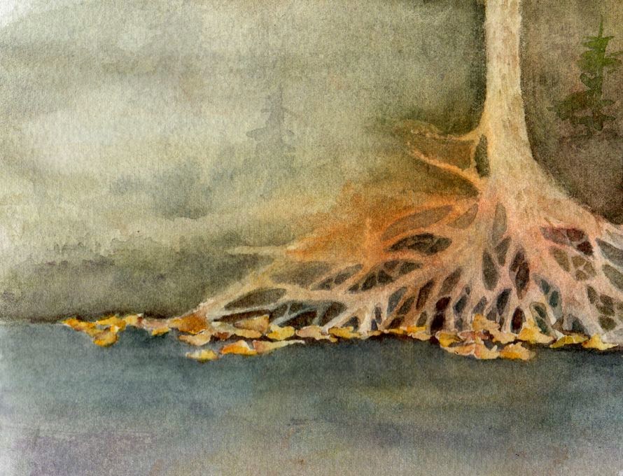 ArtByCrain Roots Negative Painting artbycrain-roots-negative-painting