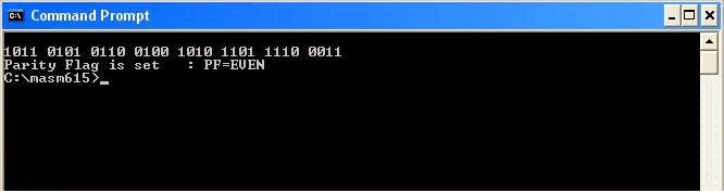 Check Parity of 32-bit Number Assembly Program - Programming SeekerzZ