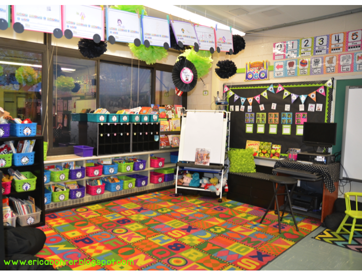 Black & White Polka Dot Plus Brights Classroom Reveal