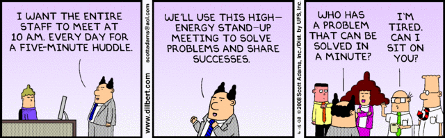 Dilbert on Agile Programing