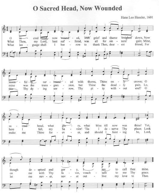 Etymology of Hymns: O Sacred Head, Now Wounded Etymology of Hymns: O Sacred Head, Now Wounded