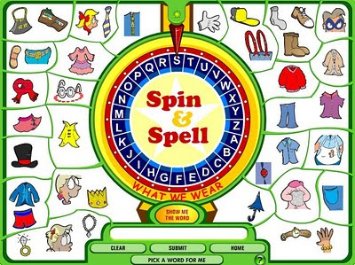 My That's English!: Sunday fun -Spin and spell