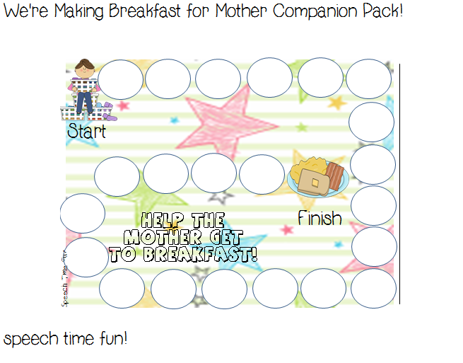 We're Making Breakfast For Mother Companion Pack! - Speech Time Fun ...