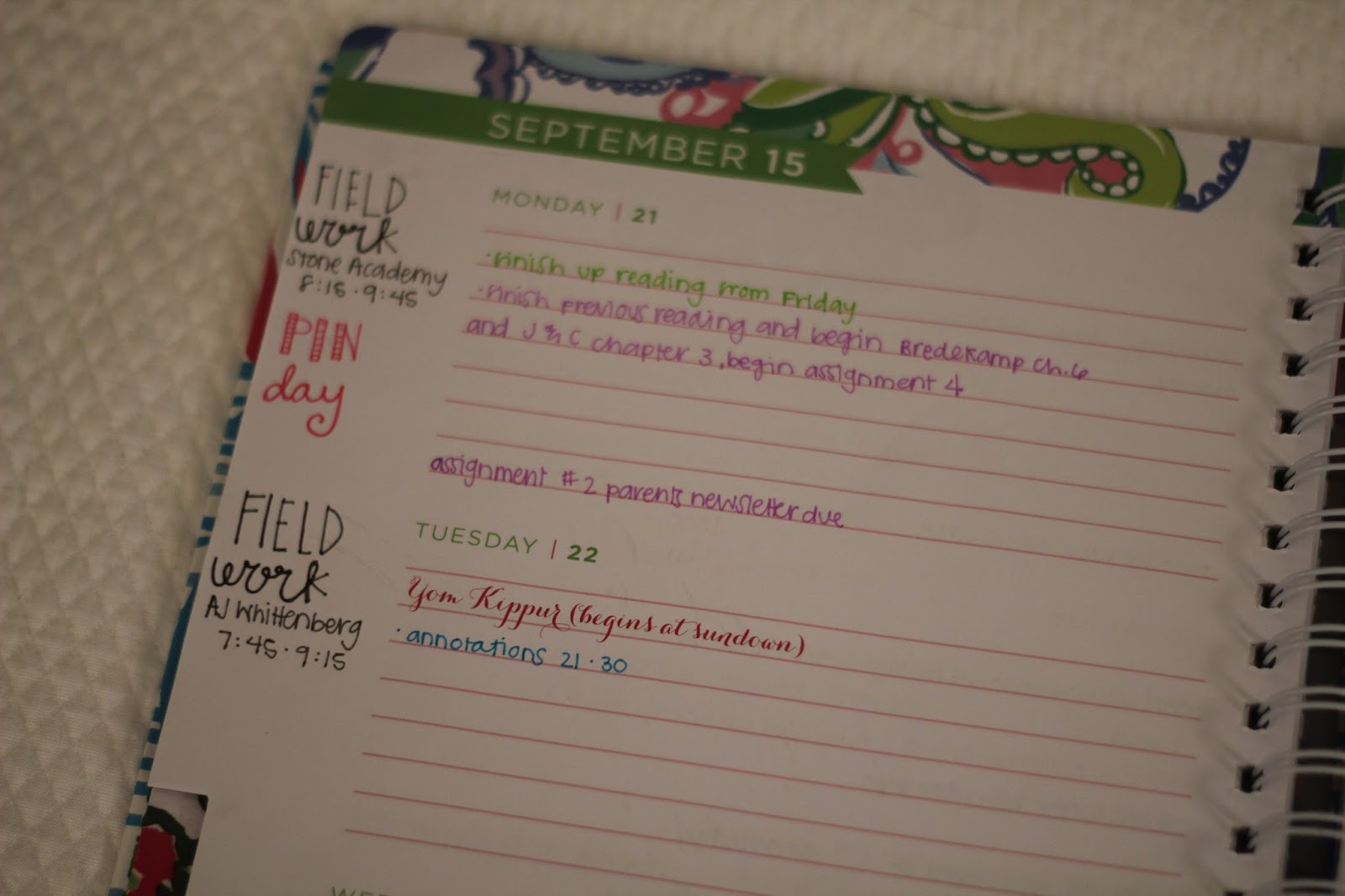 How I Organize My Agenda + Tips For Organizing Yours