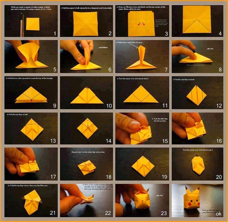 Origami Instructions Art And Craft Ideas Pokemon Origami Instructions origami-instructions-art-and-craft-ideas-pokemon-origami-instructions