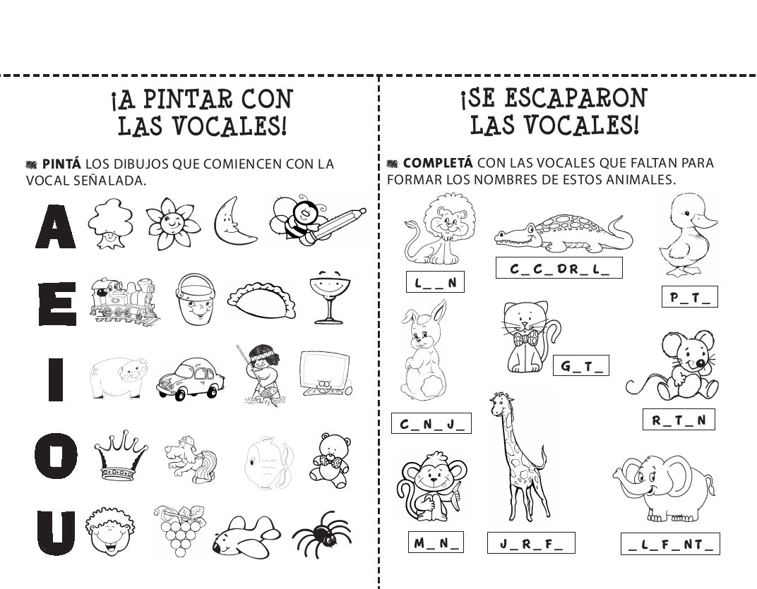 Educablog: Actividades con las vocales