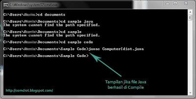 Compile Dan Run File Java Menggunakan Command Prompt ~ Computer Idiot