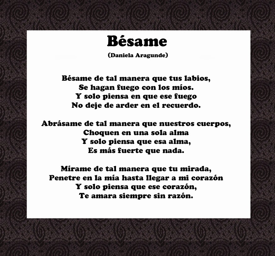 Amor y Tinta: Poemas de amor en español