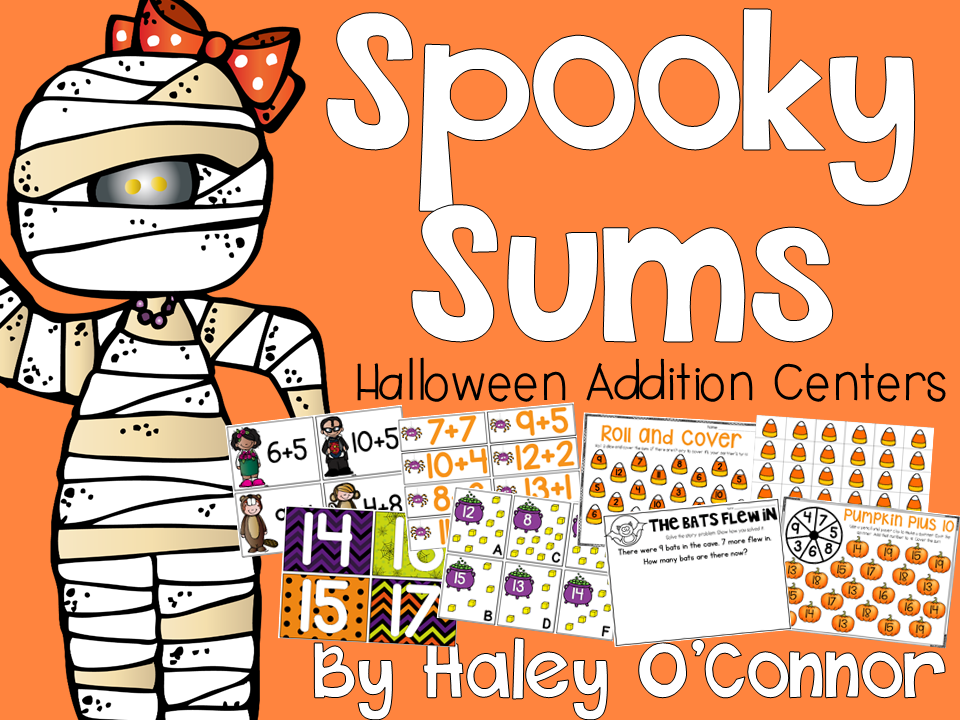 Halloween Math Centers | Teaching With Haley O'Connor