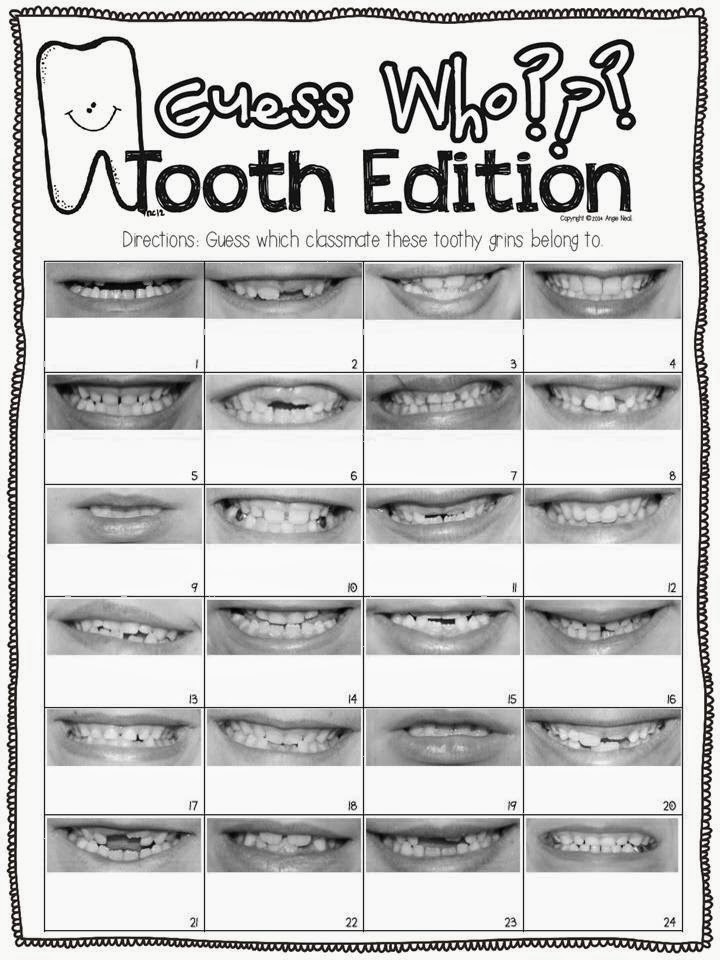 Fall Into First: Guess Who? Tooth Edition