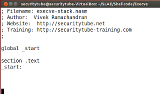 SecurityTube.net Hack of the Day: Demystifying the Execve Shellcode (Stack Method)