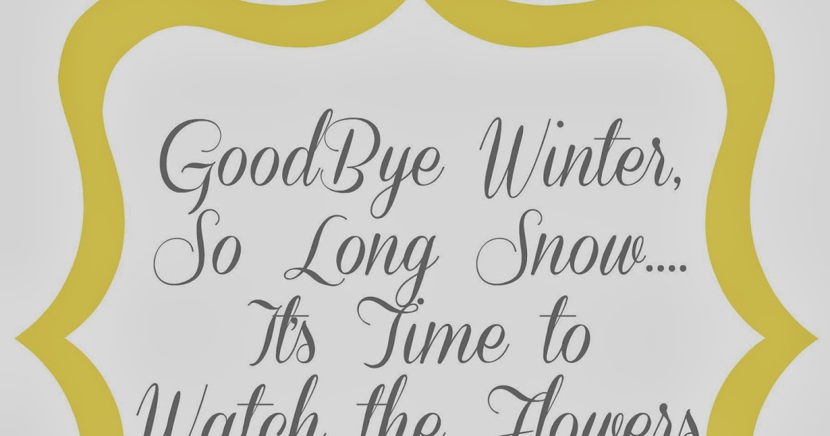 The Decorating Dork: GoodBye Winter.... Hello Spring!